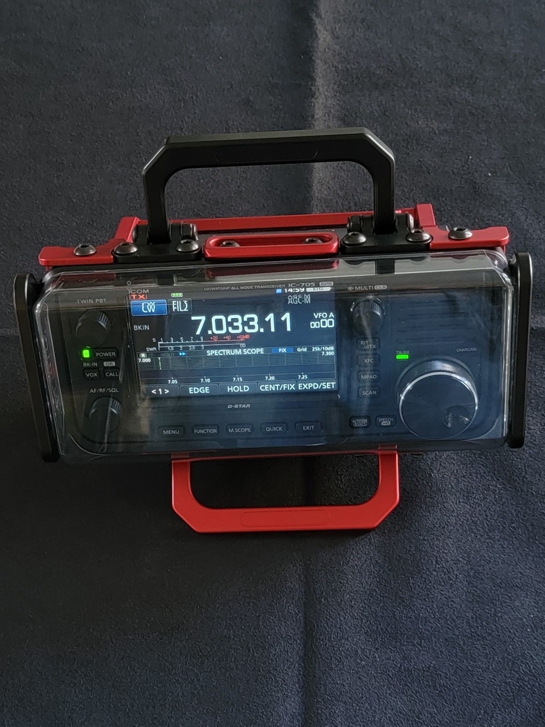 NEW - PEOVI Full Wrap Cage for IC-705 - Fortvic Consulting